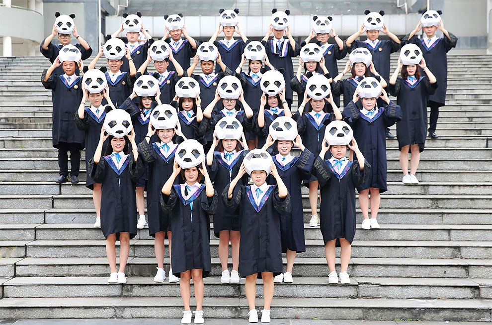 Life Isn’t Black And White: Chinese Students Send Message With Creative ...