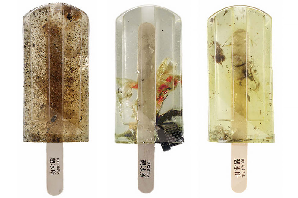 These Gross, Weirdly Beautiful “Pollution Popsicles” Are Made From 100% ...