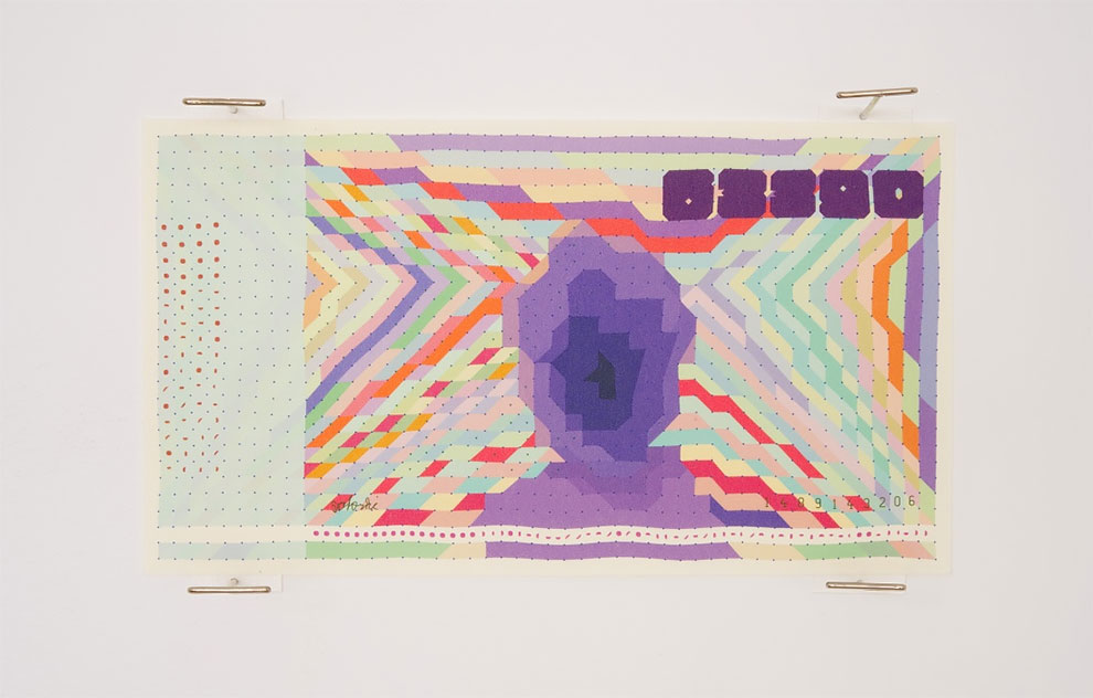 An Artist Creates Images Of Banknotes Generated From The Bitcoin ...