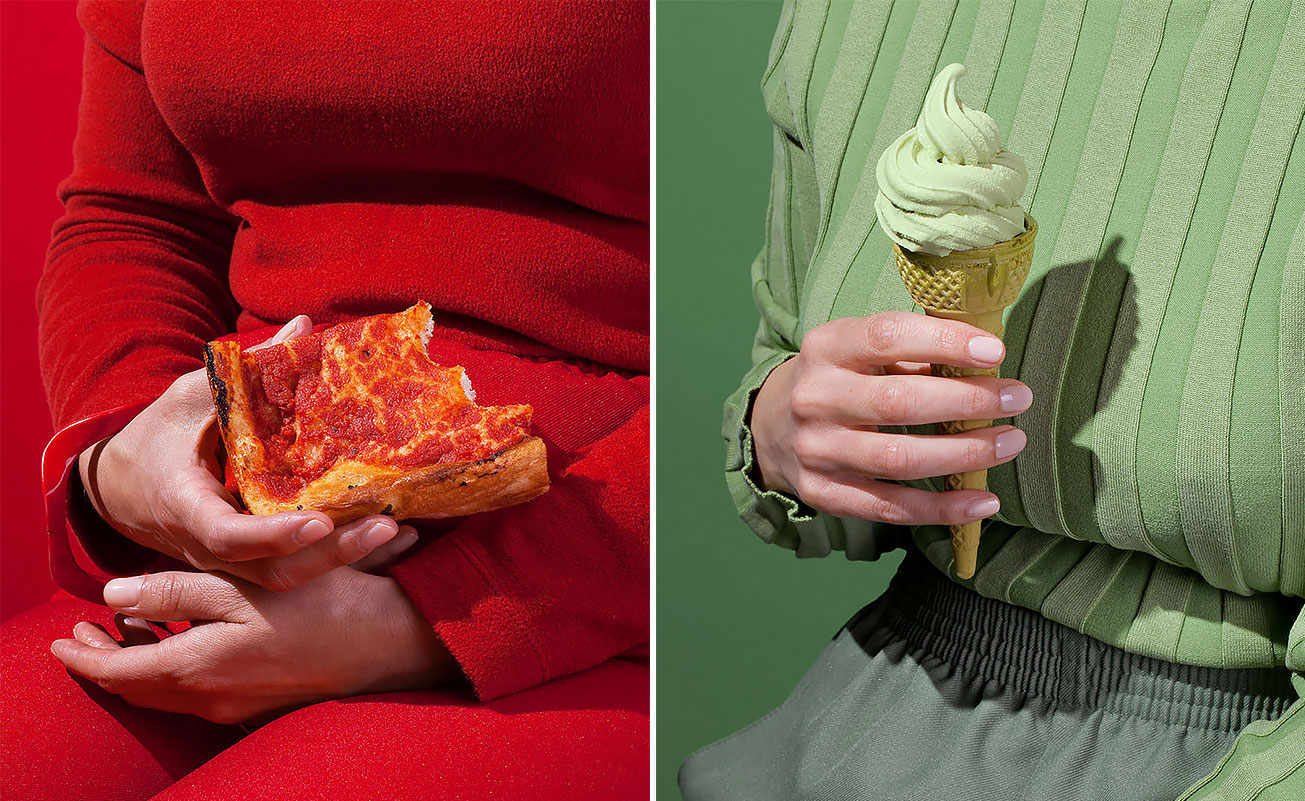 Oddly Satisfying Photos Of Food Color Coordinated With Clothing ...
