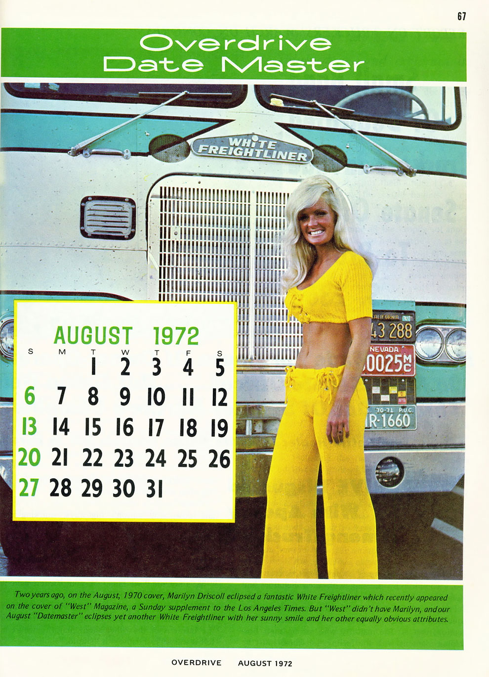 Overdrive Magazine: Voice Of The American Trucker In The 1970s » Design ...