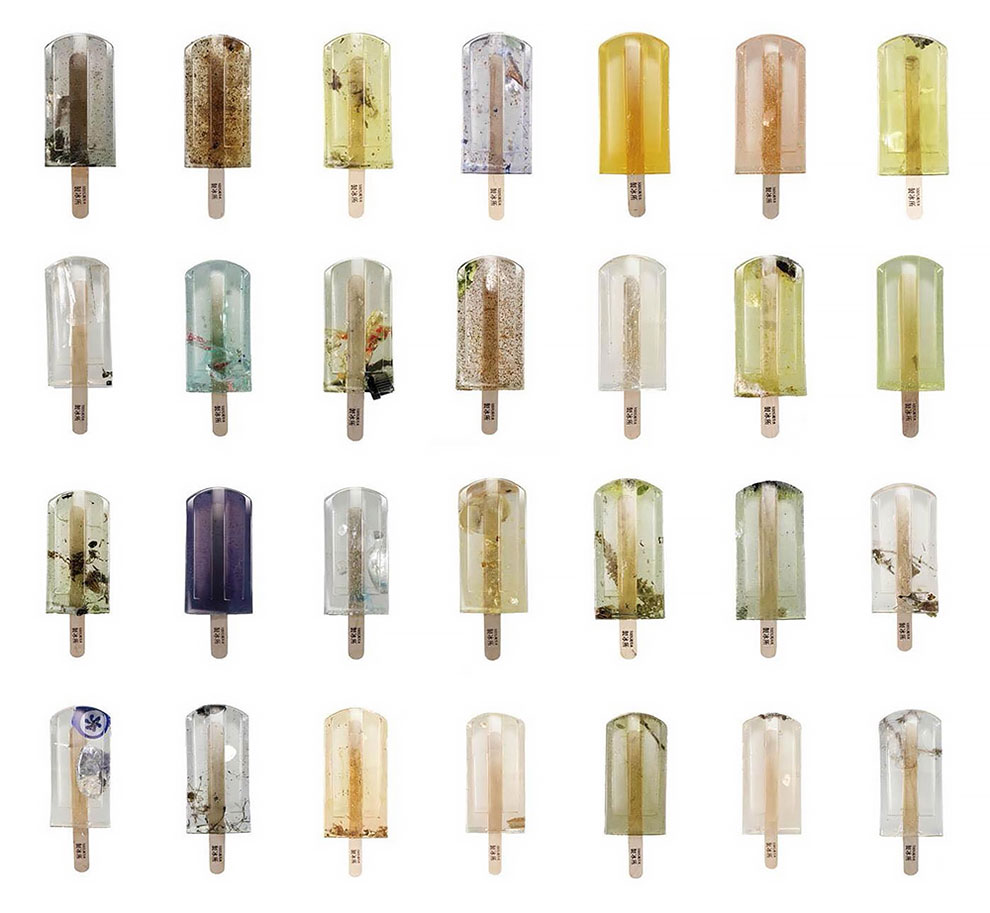 These Gross, Weirdly Beautiful “Pollution Popsicles” Are Made From 100% ...