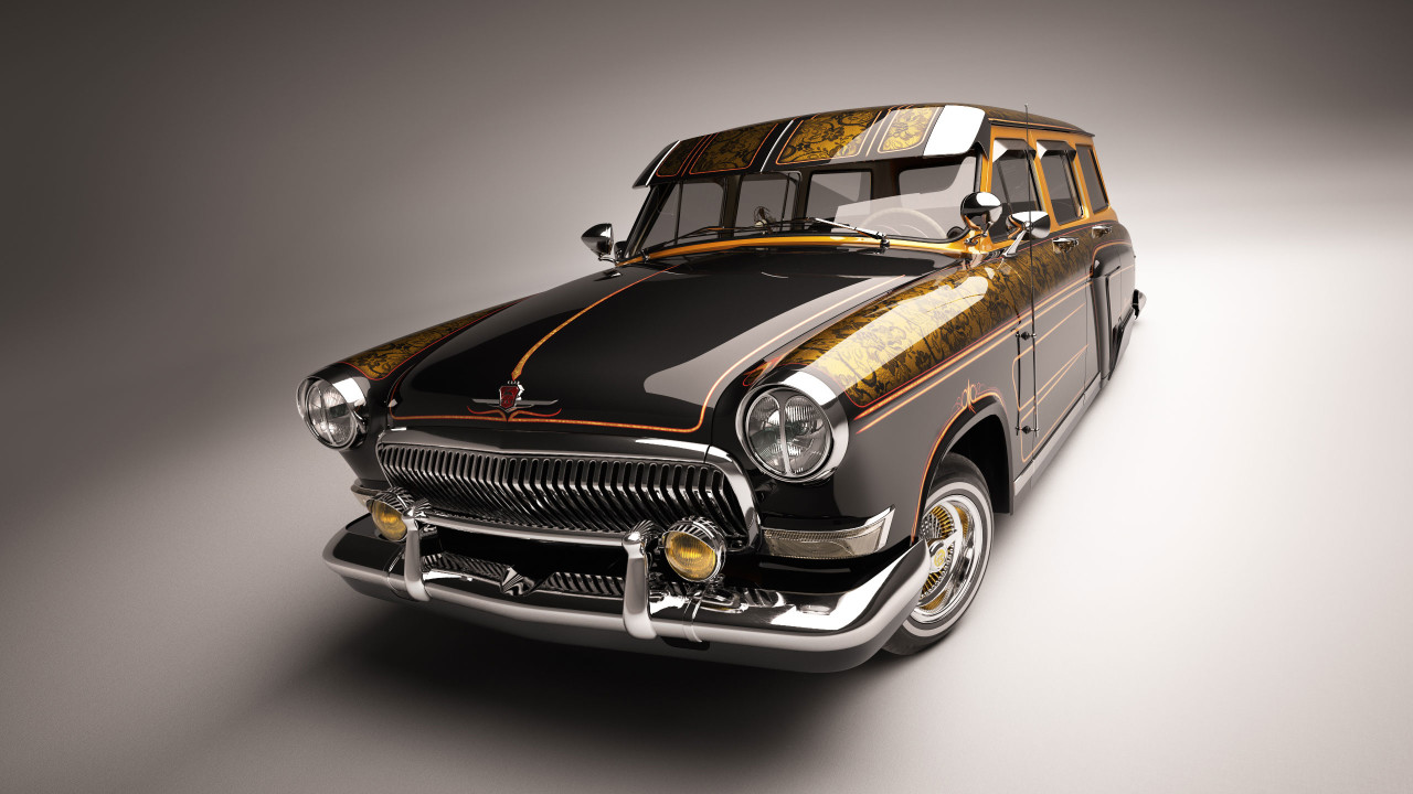 Artist Turn Original Russian GAZ-22 “Volga” Into The Stunning Lowrider ...