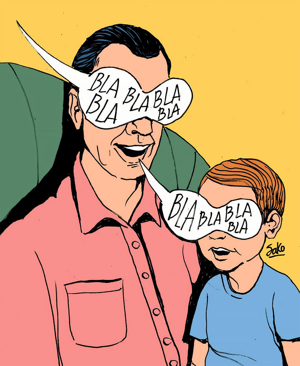 Honest Illustration Of The Contradictory Nature Of People And Society ...