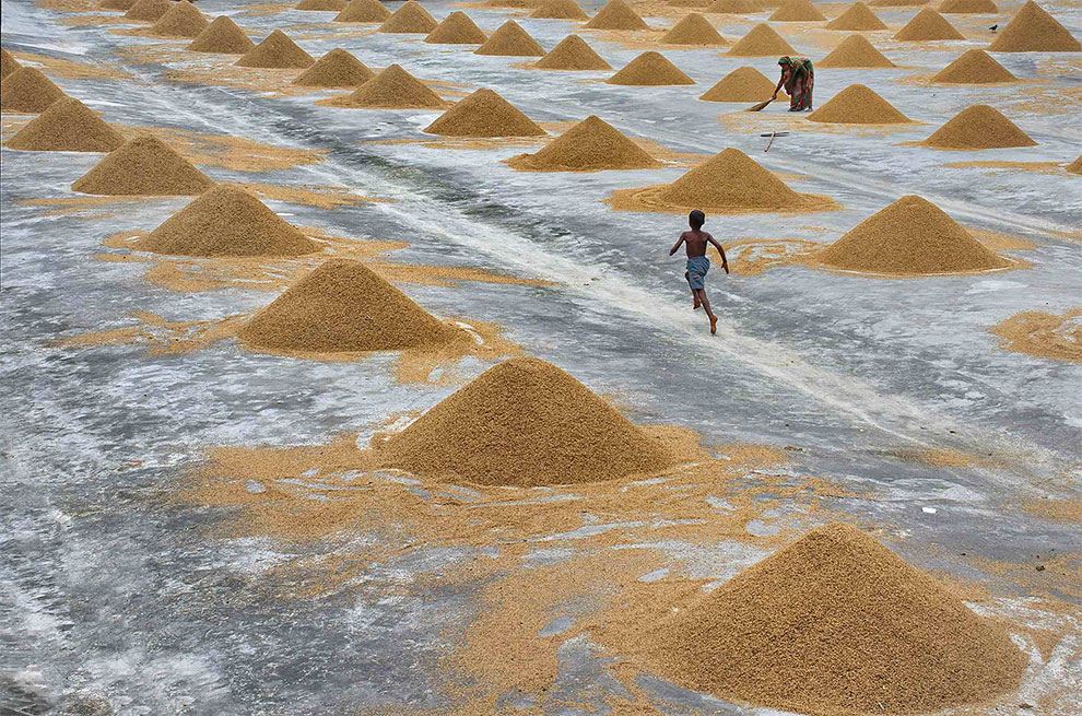 Pyramid-Shaped Covers Used To Protect Rice In Bangladesh » Design You ...