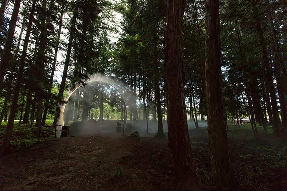 A Sculptural Arch Of Mist Has Been Installed In Japan » Design You ...