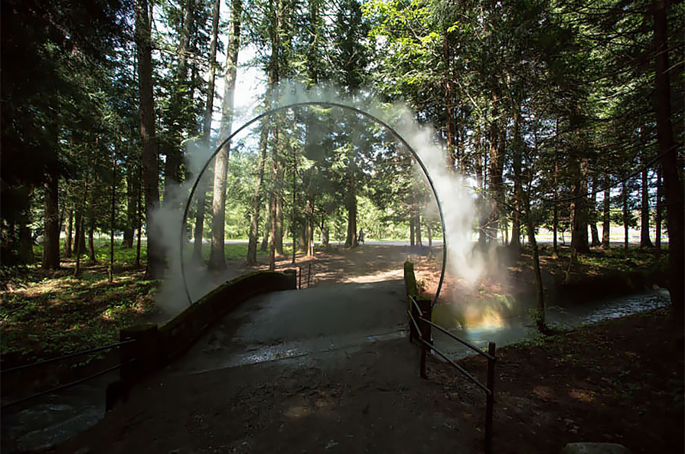 A Sculptural Arch Of Mist Has Been Installed In Japan » Design You ...