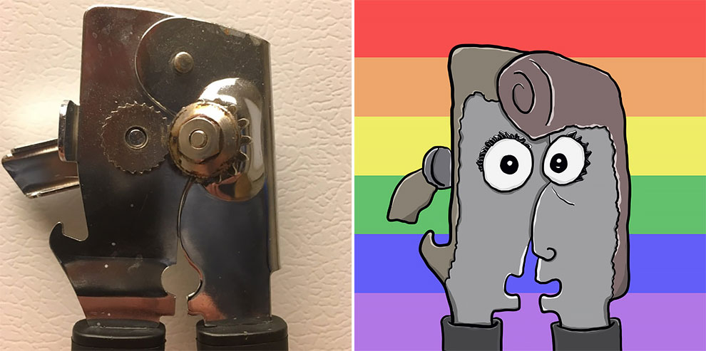 Artist Draws Faces He Sees In Everyday Objects » Design You Trust ...