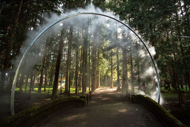 A Sculptural Arch Of Mist Has Been Installed In Japan » Design You ...