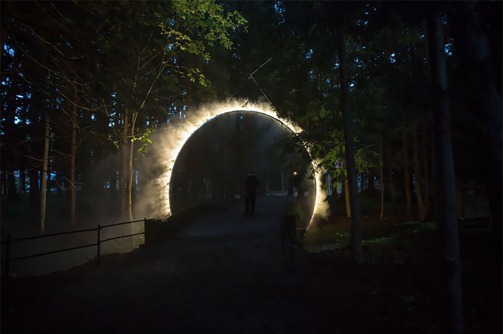 A Sculptural Arch Of Mist Has Been Installed In Japan » Design You ...