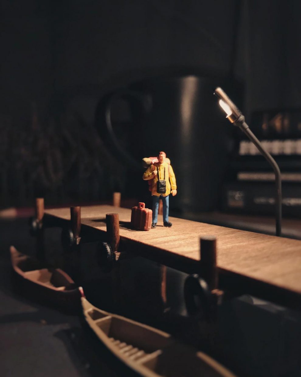 Miniature Scenes Set Amongst Office Supplies By Derrick Lin » Design ...