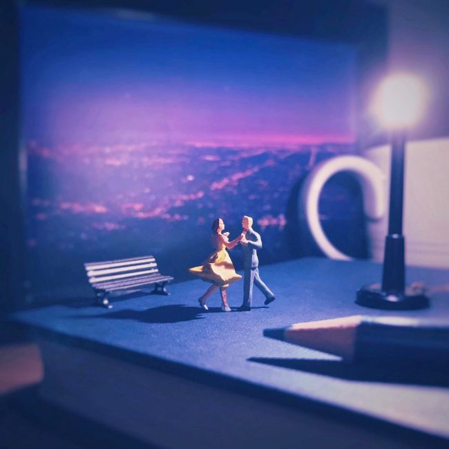 Miniature Scenes Set Amongst Office Supplies By Derrick Lin » Design ...