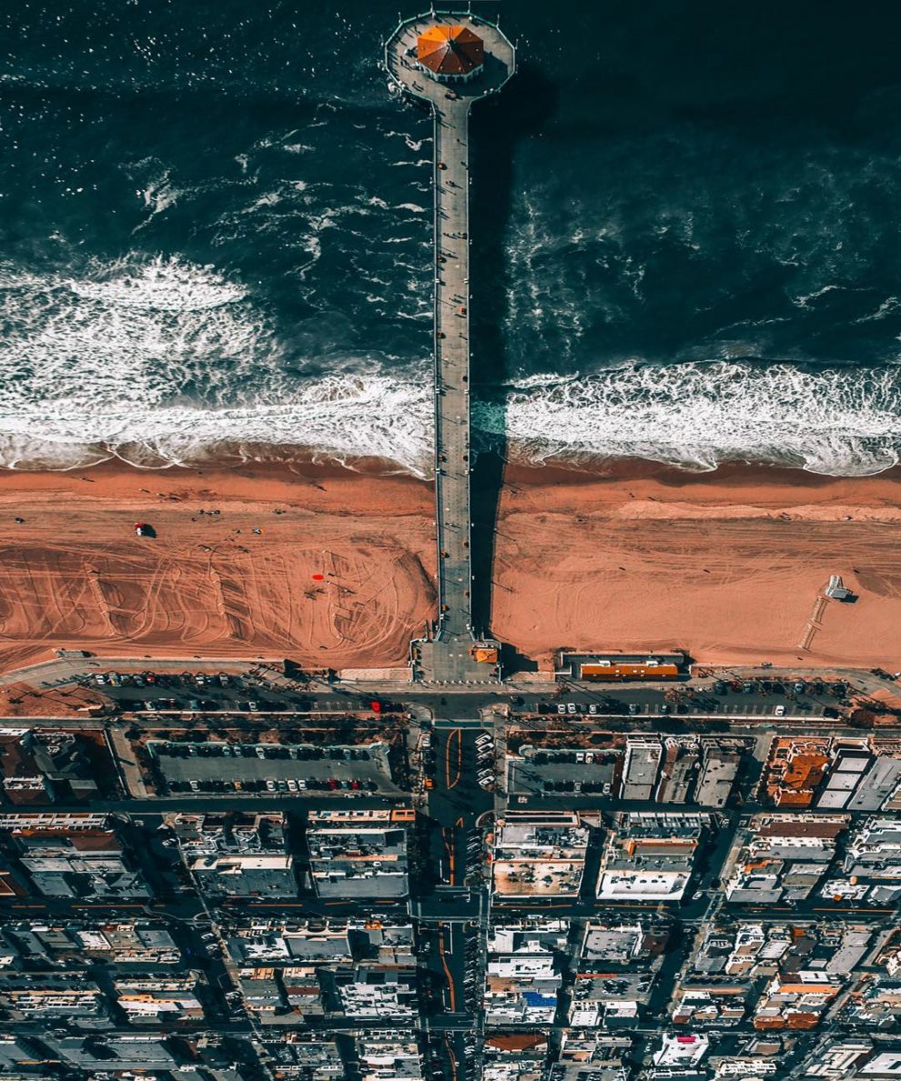 “Just Another Day In L.A.”: Photographer Captures Fantastic Aerial ...