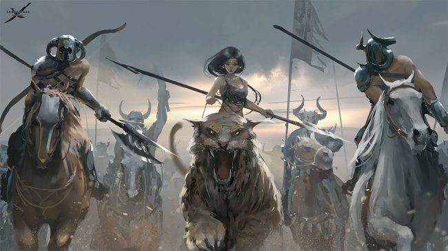 “A Time Of Love And War”: Amazing Digital Art By Wang Ling » Design You ...