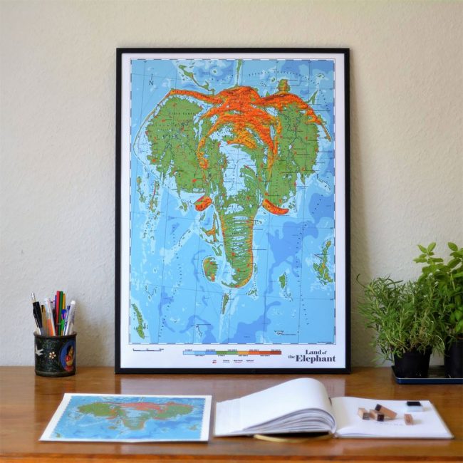 Design Duo Creates Fictional Maps That Honour Nature, Animals And ...