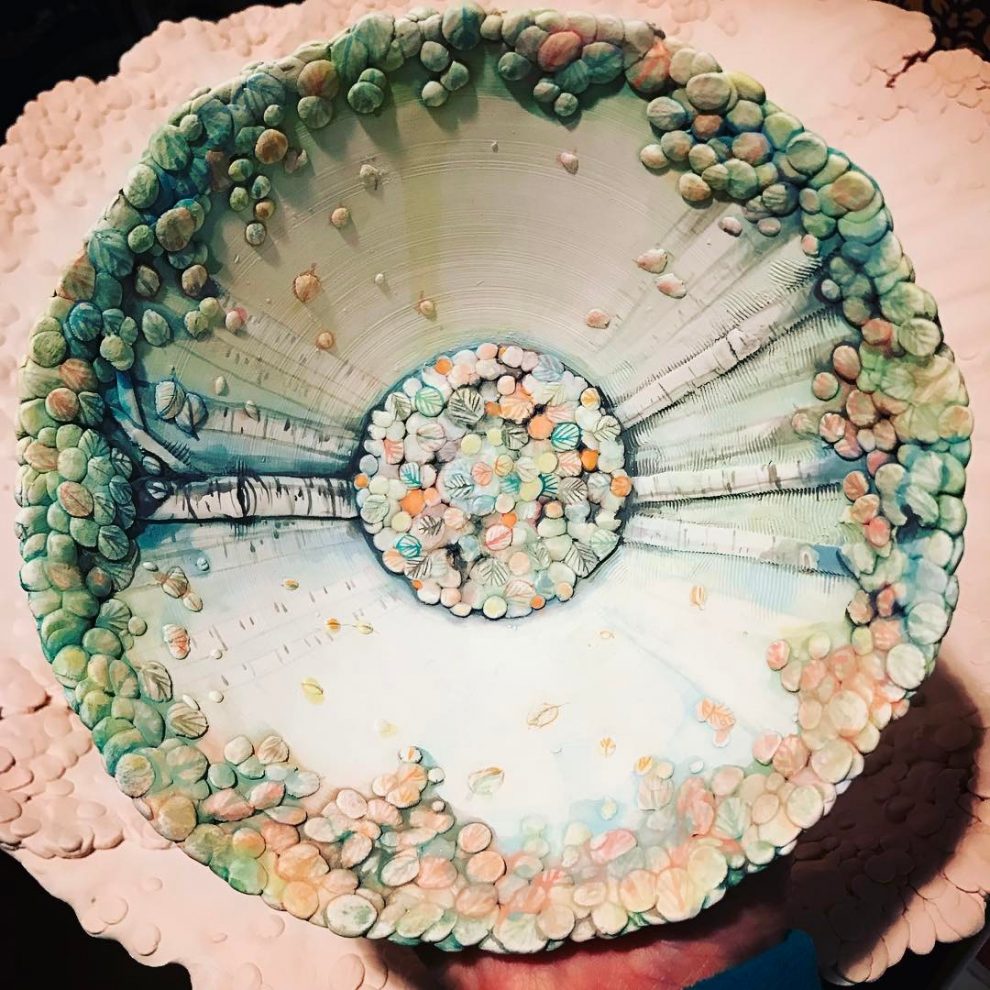 Artist Heesoo Lee Makes Beautiful Aspen Trees Grow On Delicate Ceramic ...