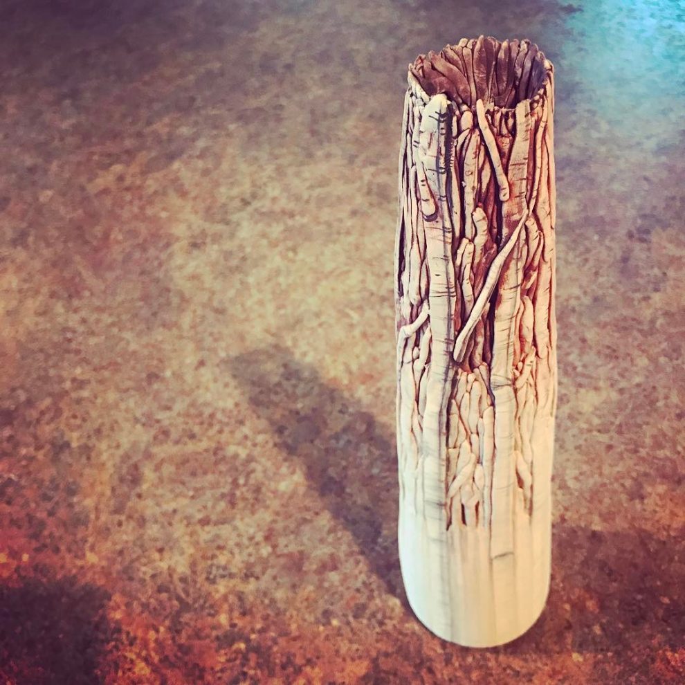 Artist Heesoo Lee Makes Beautiful Aspen Trees Grow On Delicate Ceramic ...