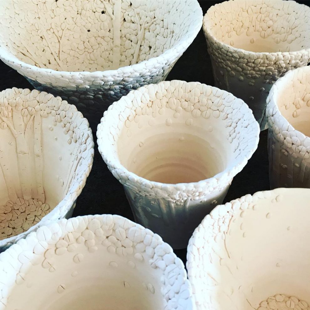 Artist Heesoo Lee Makes Beautiful Aspen Trees Grow On Delicate Ceramic ...