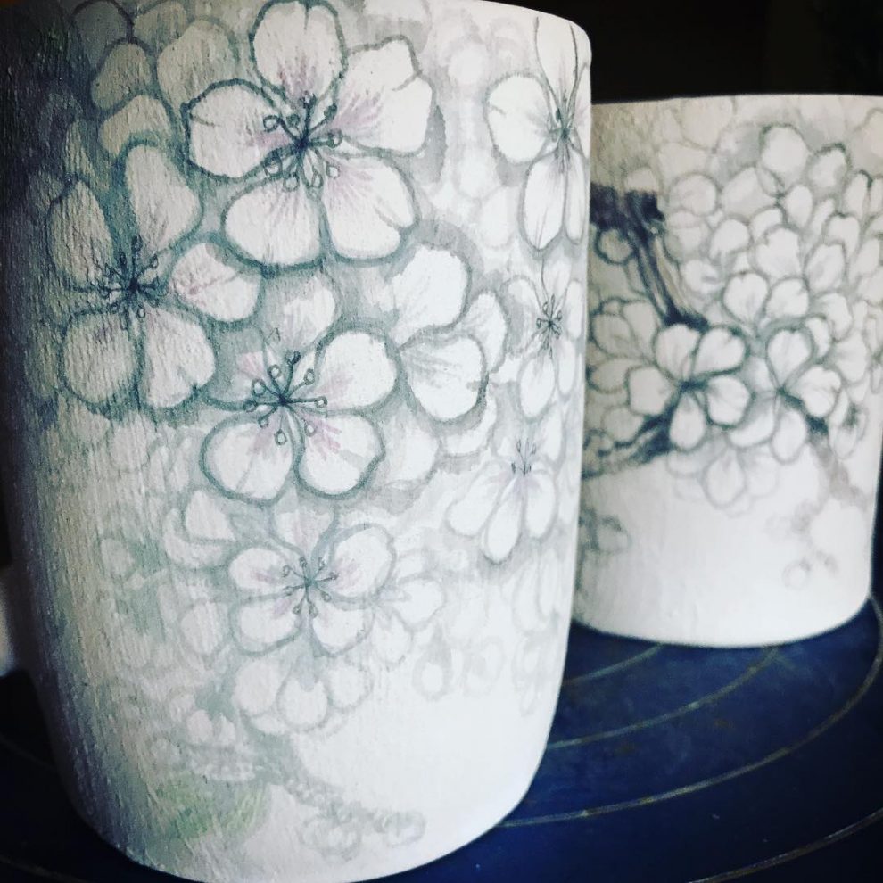 Artist Heesoo Lee Makes Beautiful Aspen Trees Grow On Delicate Ceramic ...
