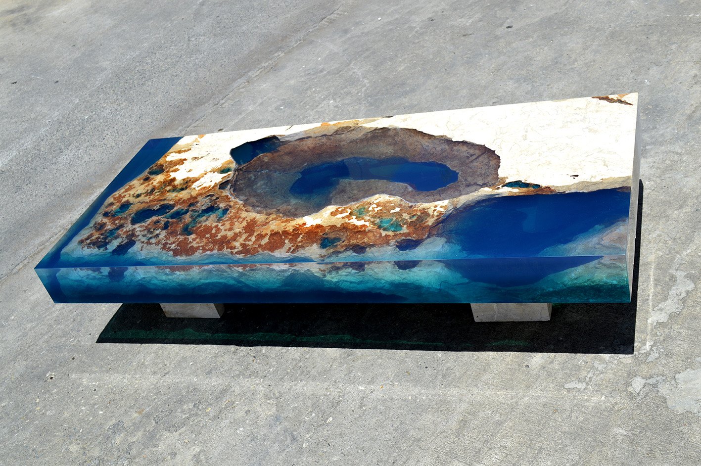 These New Lagoona Tables By The Designer Alexandre Chapelin Look Like A ...