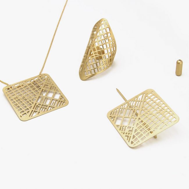 Israeli Designer Creates Unique Jewelry From City Maps » Design You ...