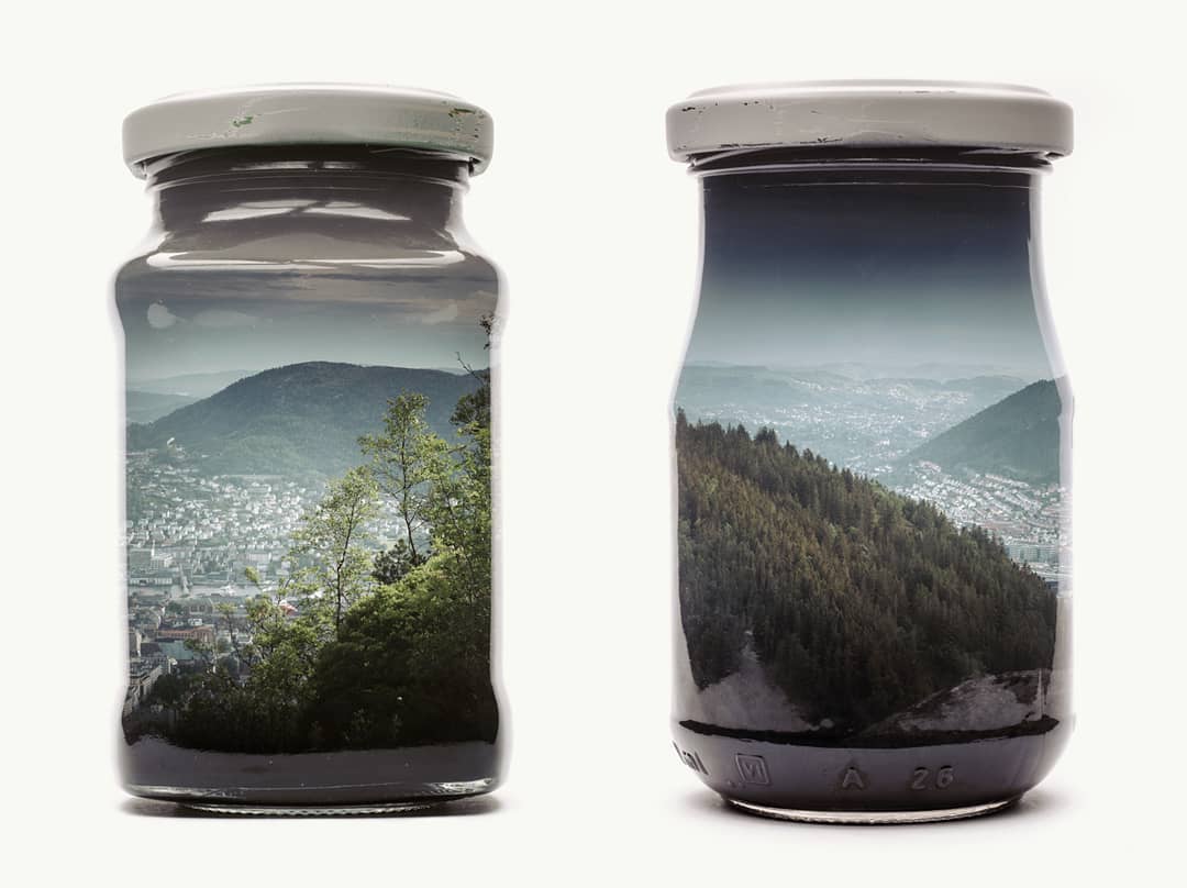 Photographer Christoffer Relander Captures Colorful Landscapes In Jars ...