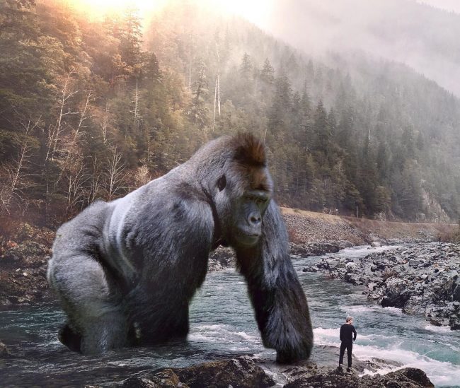 “Giant Animals And Tiny Humans”: Breathtaking Surreal Photo ...