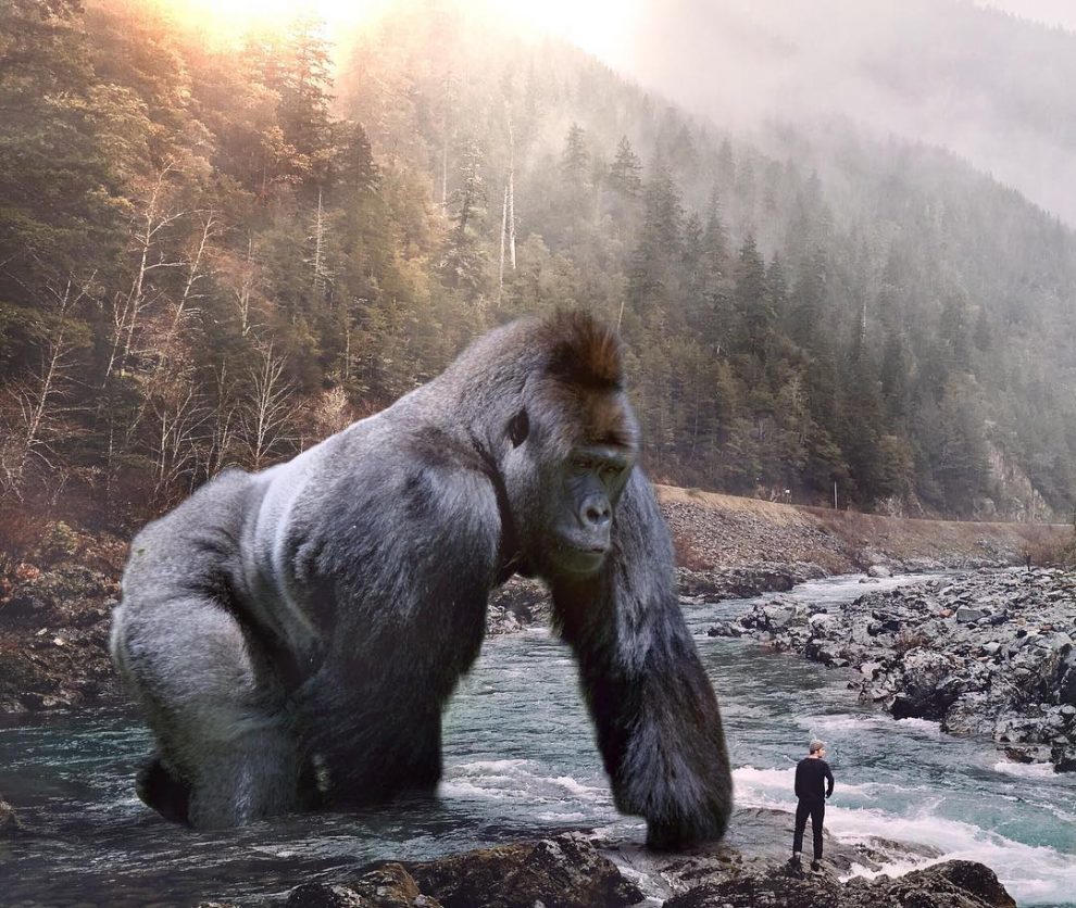 “Giant Animals And Tiny Humans”: Breathtaking Surreal Photo ...