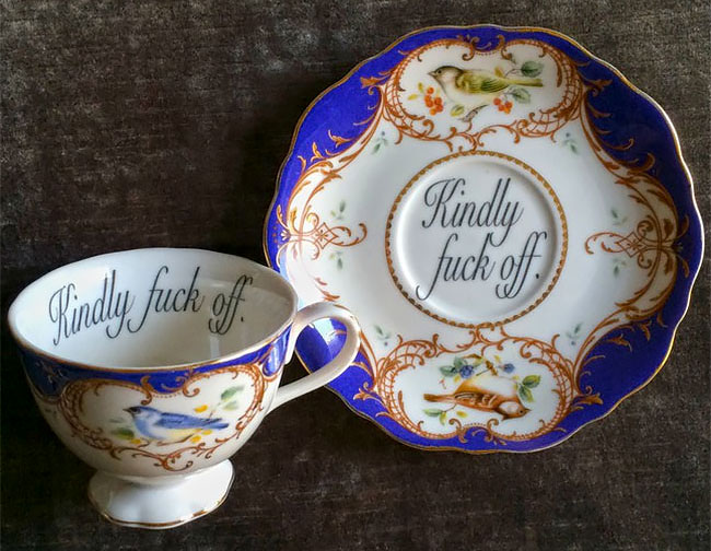 This Woman Makes Offensive Teacups To Insult Your Guests With Class ...