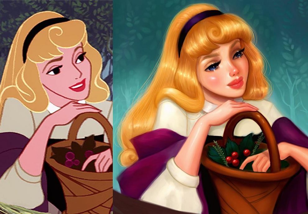 Illustrator Repaints Cartoon Characters In Her Unique Style, And They ...