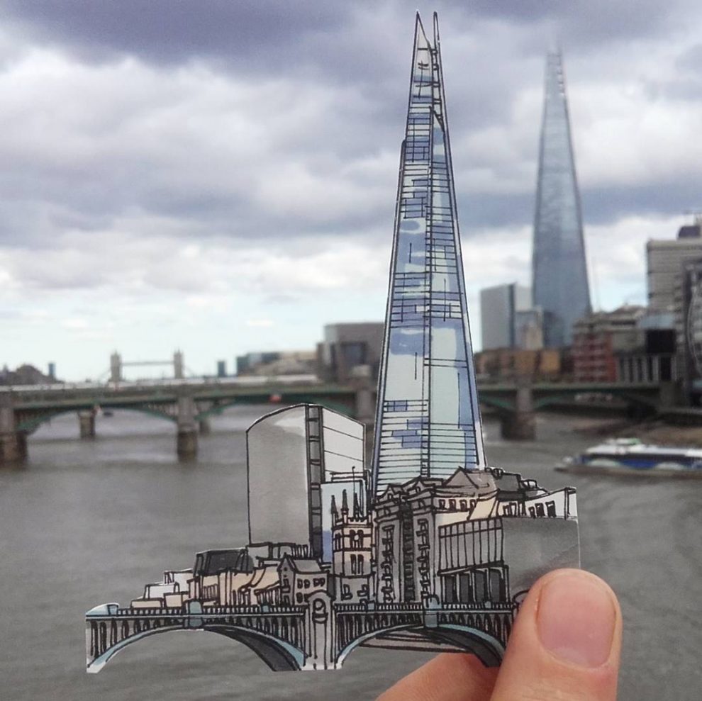 Cut-Out Ink And Pen Illustrations Of London’s Oldest Pubs And Other ...