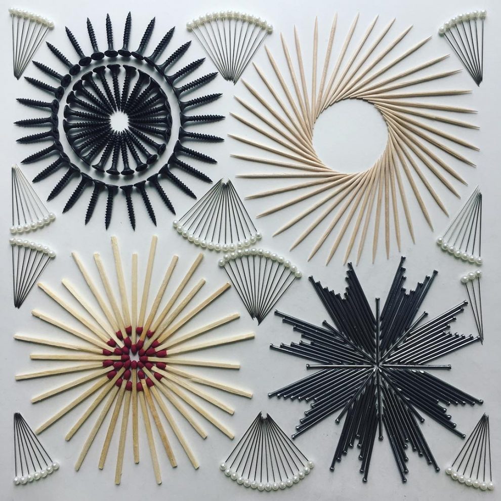Everyday Objects Obsessively Organized Into Patterns By Adam Hillman ...