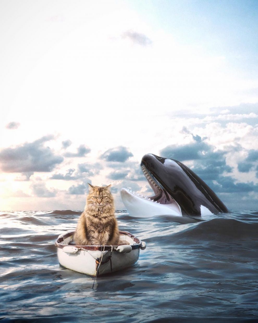 “Giant Animals And Tiny Humans”: Breathtaking Surreal Photo ...