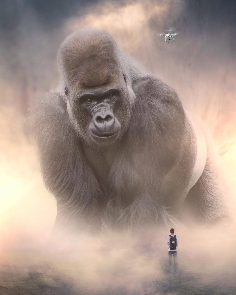 “Giant Animals And Tiny Humans”: Breathtaking Surreal Photo ...