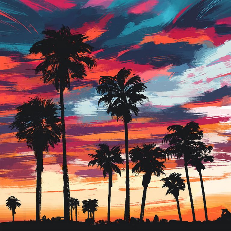 “Chromatic Horizon”: The Superb Neon-Noire Art By Tony Skeor » Design ...