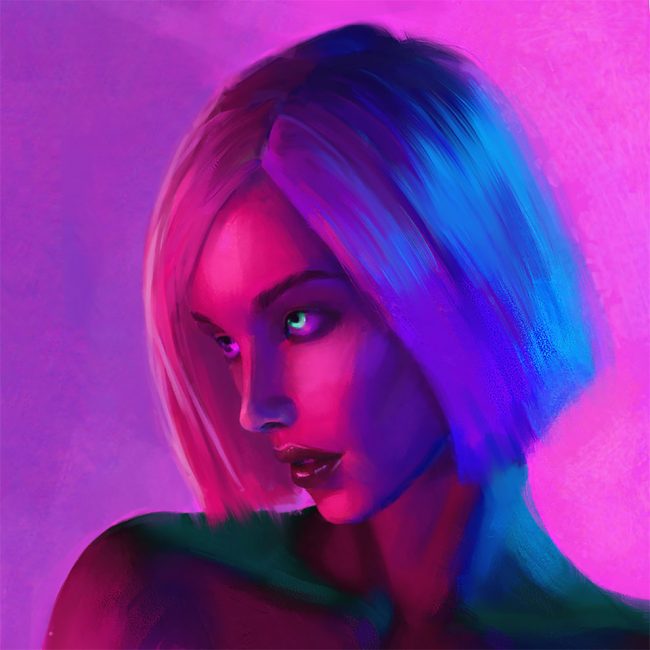 “Chromatic Horizon”: The Superb Neon-Noire Art By Tony Skeor » Design ...