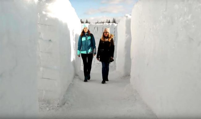 Snowlandia – World’s Largest Snow Labyrinth Opens In Poland » Design ...