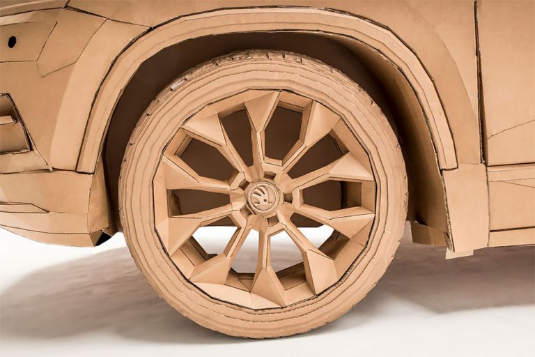 British Designer Liam Hopkins Creates A Full-Sized Cardboard Car For ...