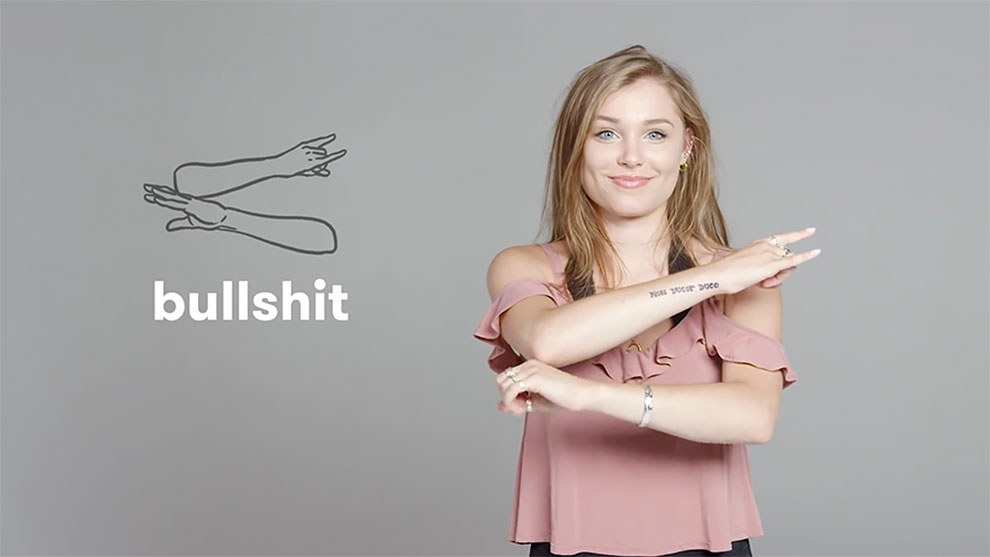 Deaf People Show How To Swear In Sign Language And It s Shamefully Deaf People Show How To Swear In Sign Language And It s Shamefully