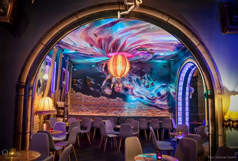 Bunch Of Artists Unite To Design The Interior Of This Surreal Bar And ...
