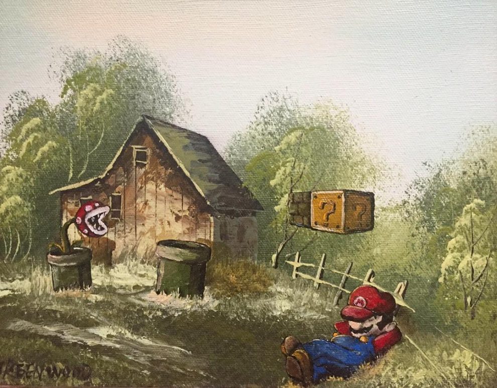 This Guy Continues To Paint Pop-Culture Characters Into Old Thrift ...