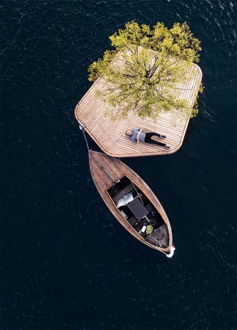 This Small Artificial Island Is Thought Of As An Oasis Of Relaxation ...