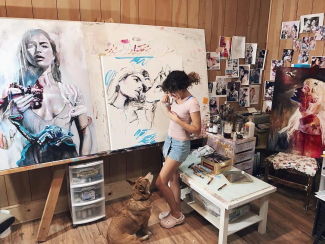 18-Year-Old Painter Stuns The Art World With Her Vibrant Paintings ...