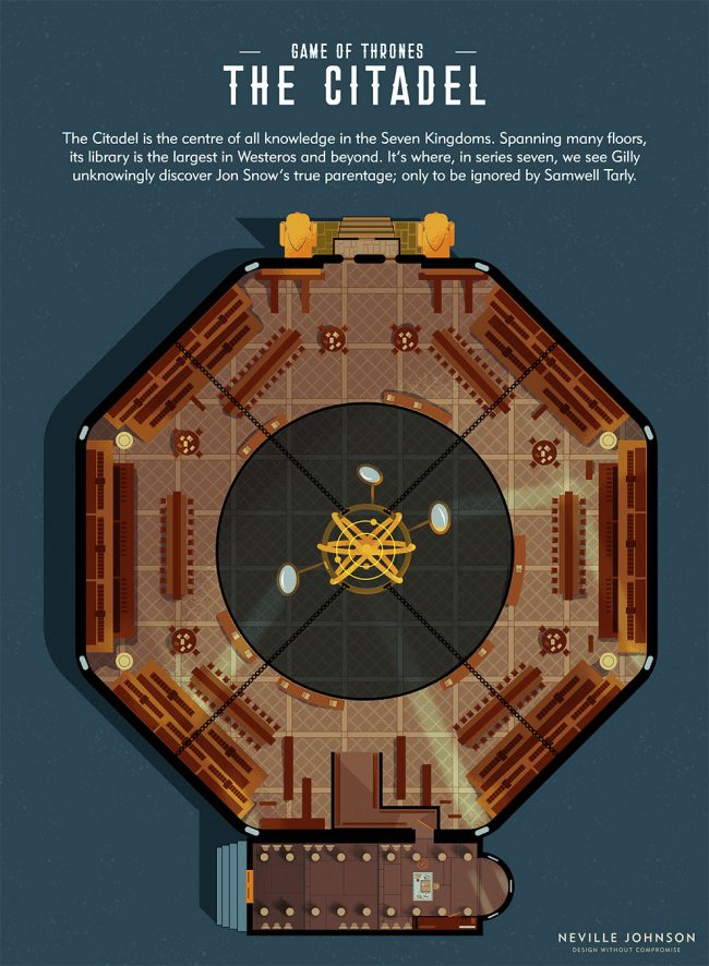 From Game Of Thrones To Harry Potter: Film And TV Library Designs Give ...