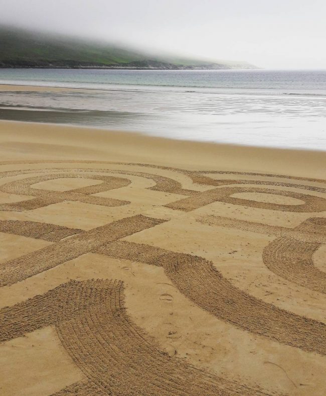 Brilliant & Colossal Sand Drawings By Sam Dougados » Design You Trust ...