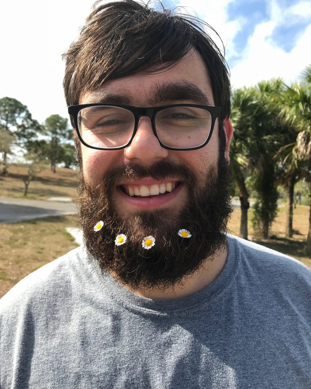 Men Have Started Decorating Their Beards With Flowers For Spring ...