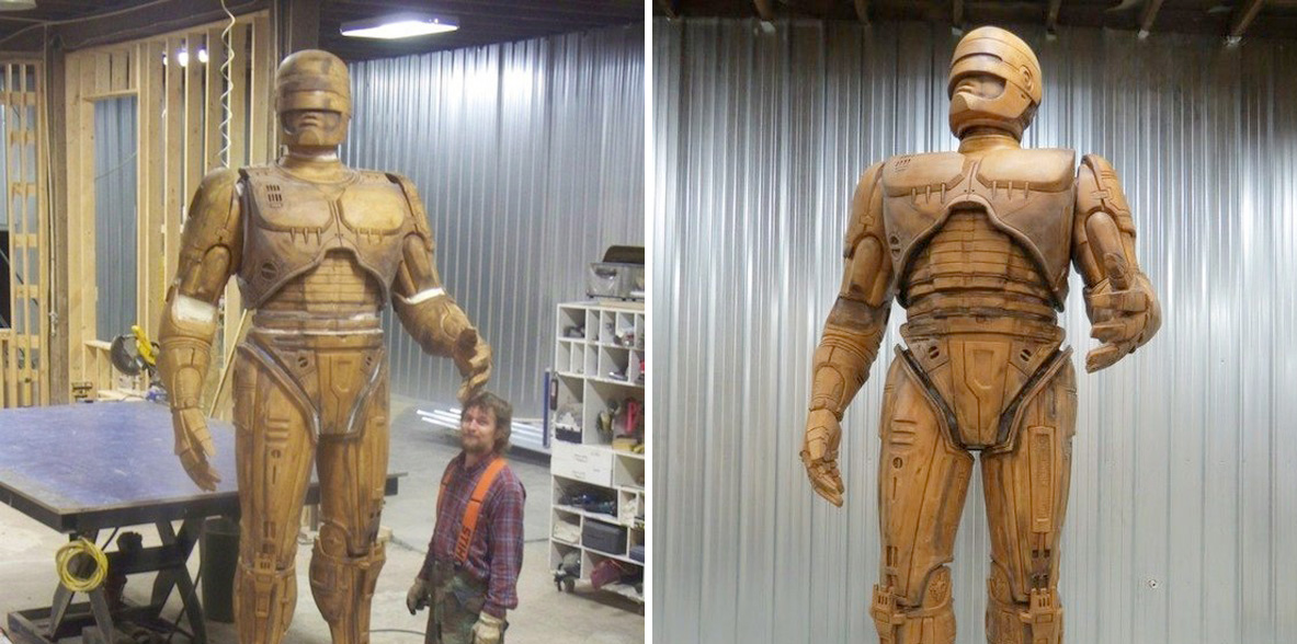 Giant RoboCop Statue Finally Finds Its Home In Detroit » Design You ...
