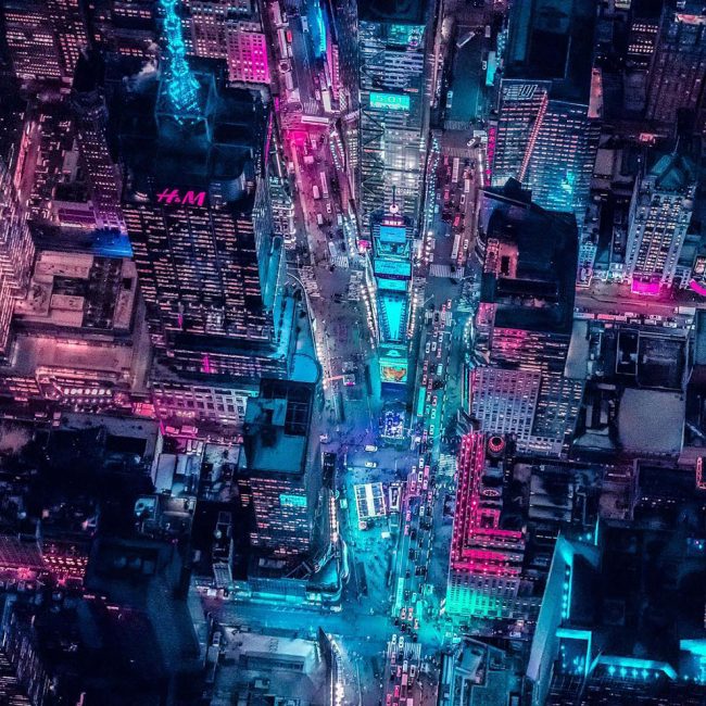 Xavier Portela Paints New York City With Hypnotic Neon “Glow” » Design ...