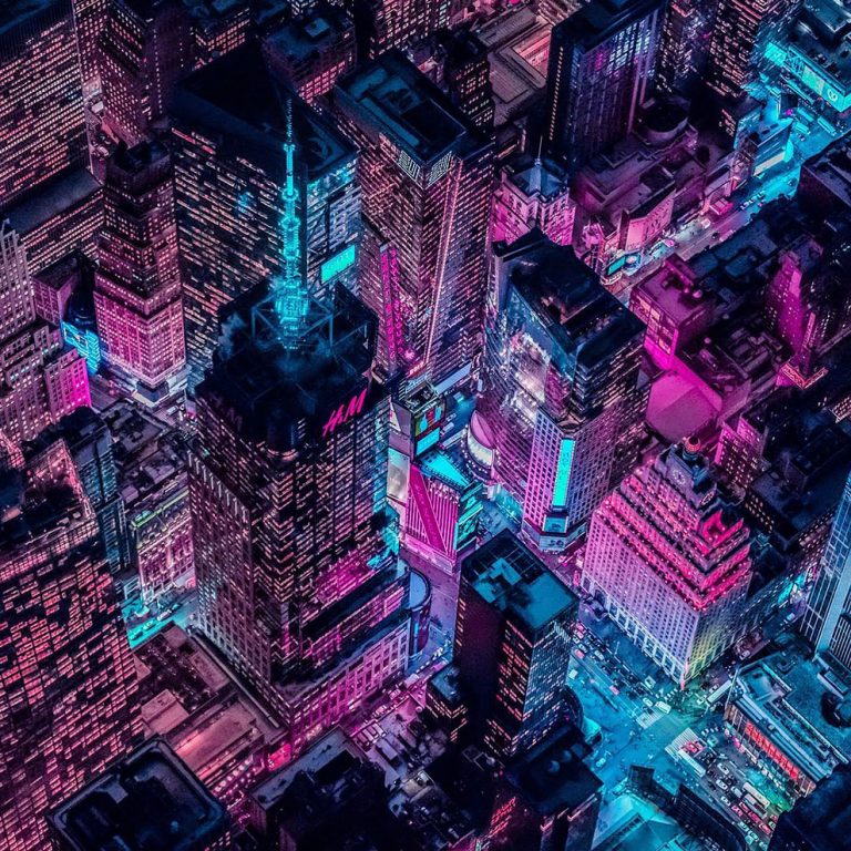 Xavier Portela Paints New York City With Hypnotic Neon “Glow” » Design ...