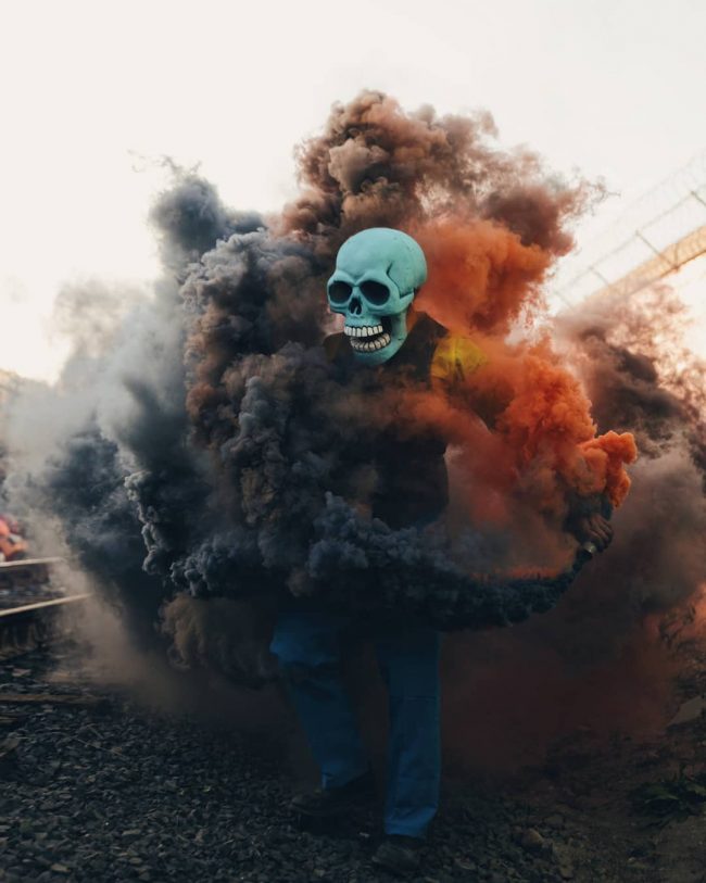 Skeleton of Color: Amazing Performance Art By Butch Locsin » Design You ...